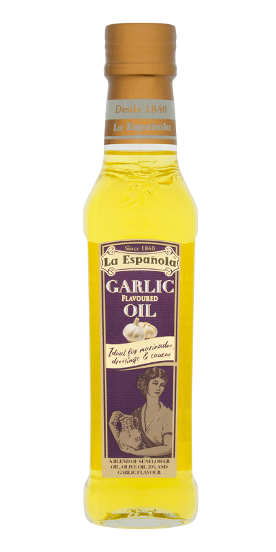Garlic Flavoured Oil - La Española Olive Oil